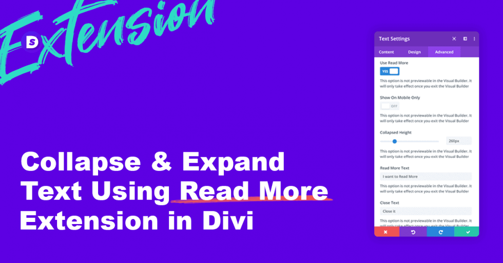 How to Make a Collapsible Text in Divi Using Read More Extension – Divi ...