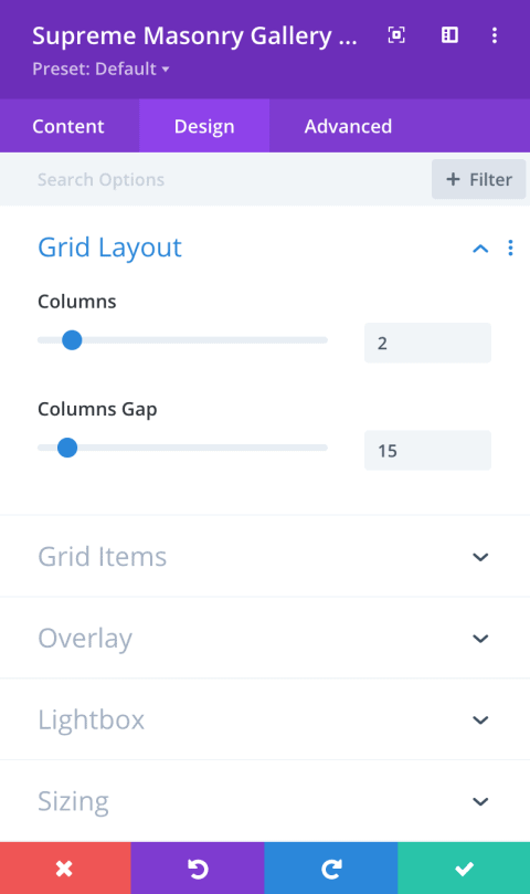 Divi Masonry Gallery Module – Divi Supreme