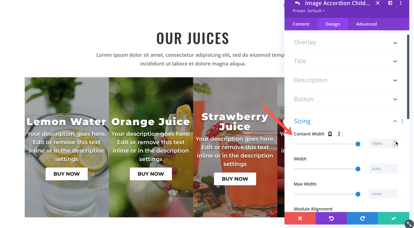 How to create Image Accordion in Divi – Divi Supreme